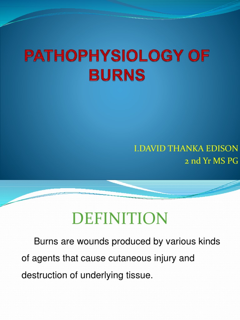 Pathophysiology of Burns - 1 | PDF | Burn | Sepsis