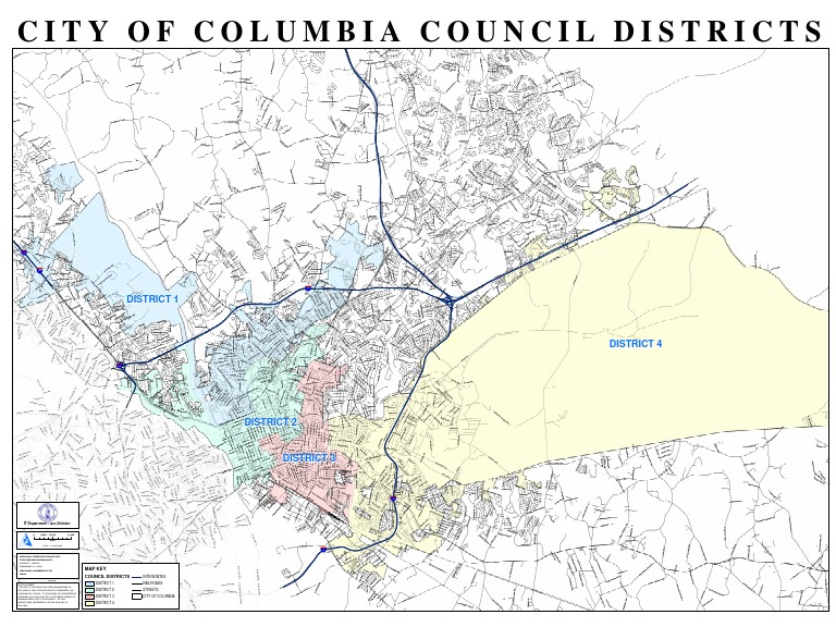 City of Columbia Districts Map | PDF