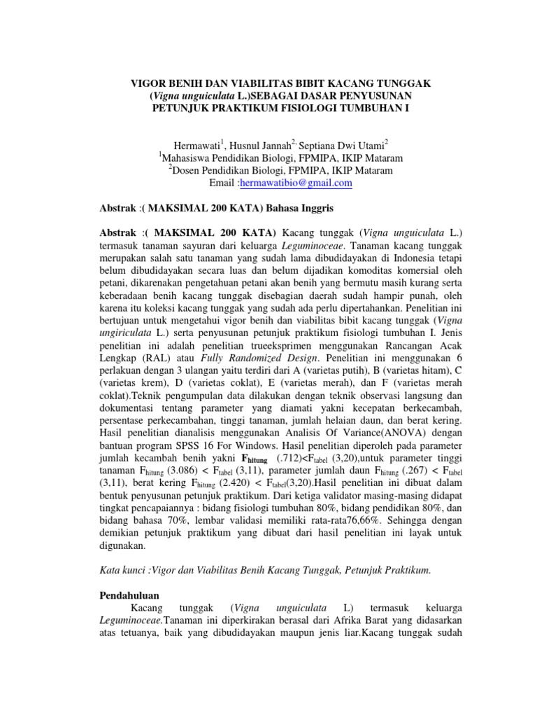 Format Penulisan Artikel Ilmiah | PDF