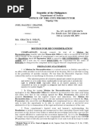 Motion For Reconsideration | PDF | Affidavit | Employment