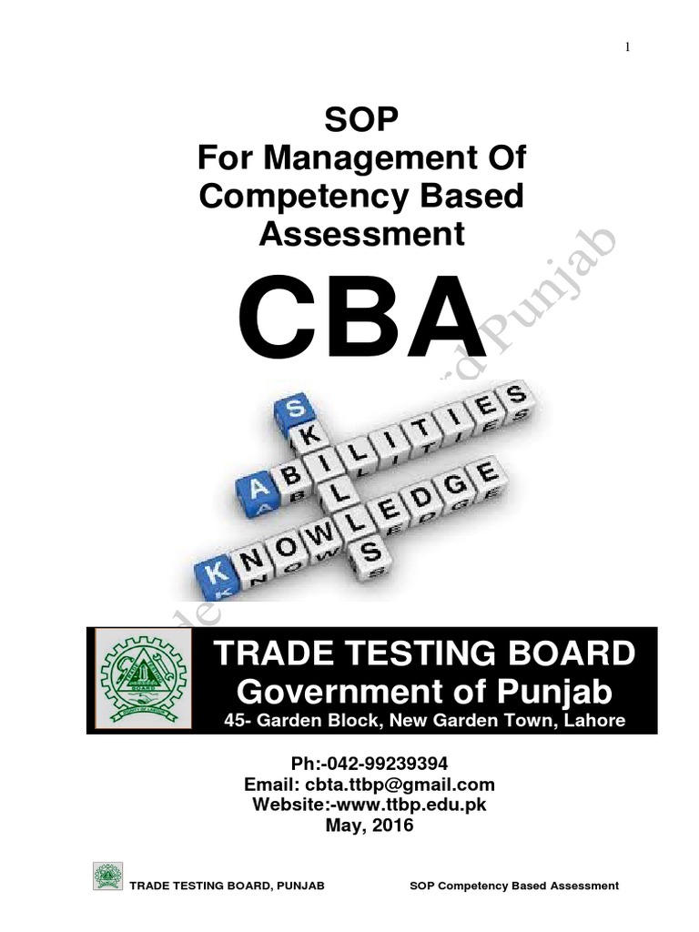 Sop CBT A | PDF | Educational Assessment | Educational Technology