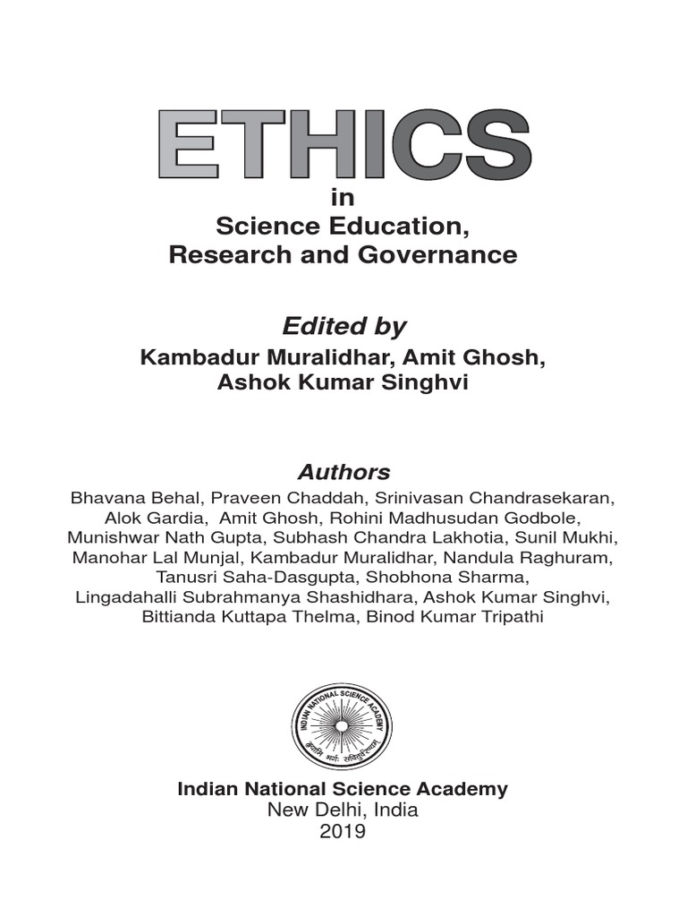 Research - Ethics - Book 2 | PDF | Science | Morality