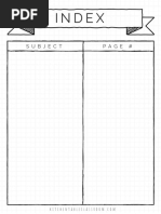 The Bullet Journal Reference Guide | PDF