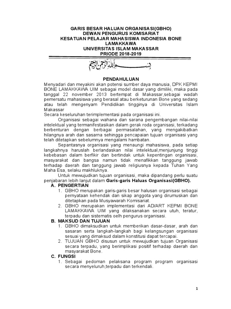 Gbho Lamakkawa Revisi | PDF