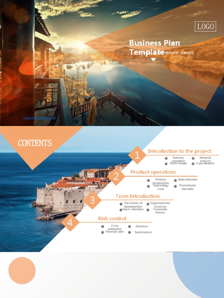 Business Plan Powerpoint Template | PDF | Business | Economies