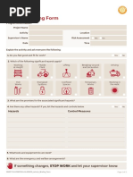 SHELL Retail Permit To Work System - 5 1 - Forms | PDF | Personal ...