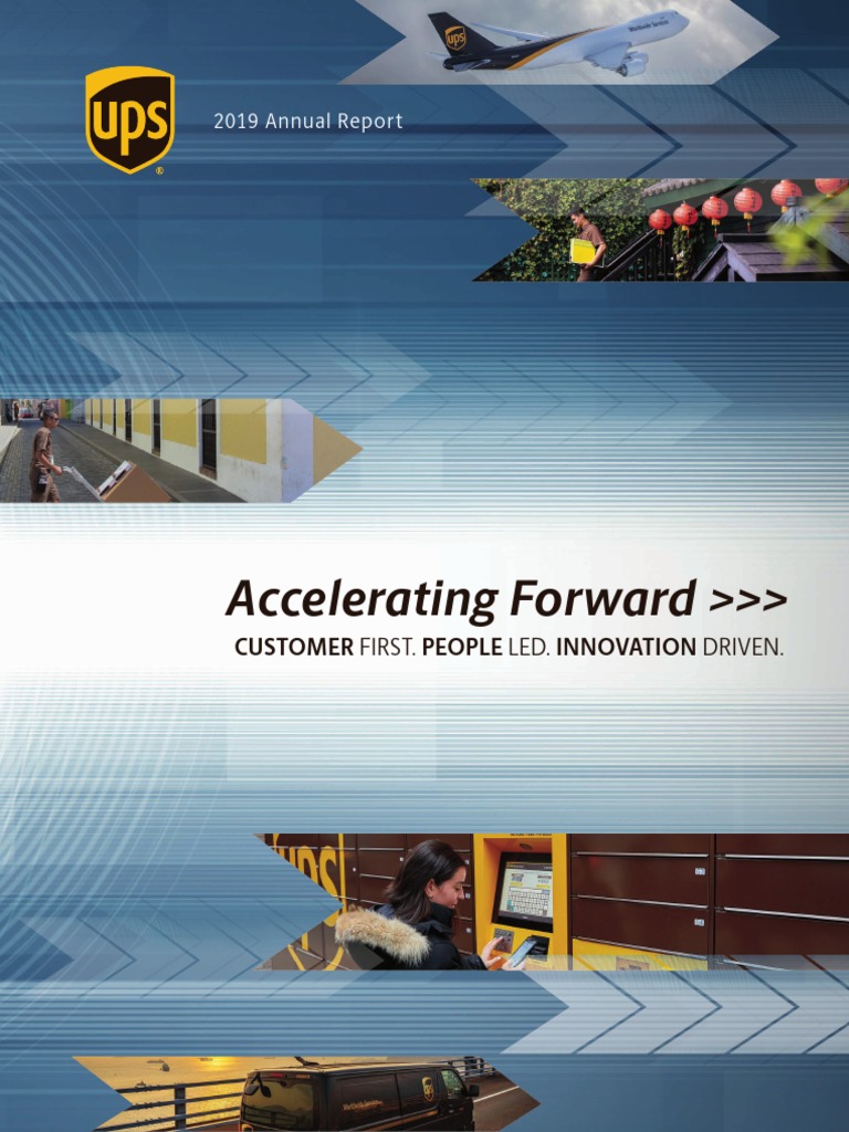 2019 UPS Annual Report | PDF | United Parcel Service | Corporations