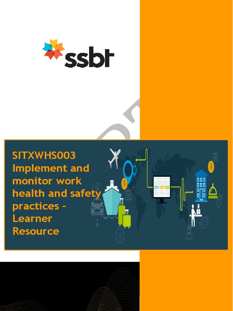 WHS003 Learner Resource | PDF | Occupational Safety And Health | First Aid