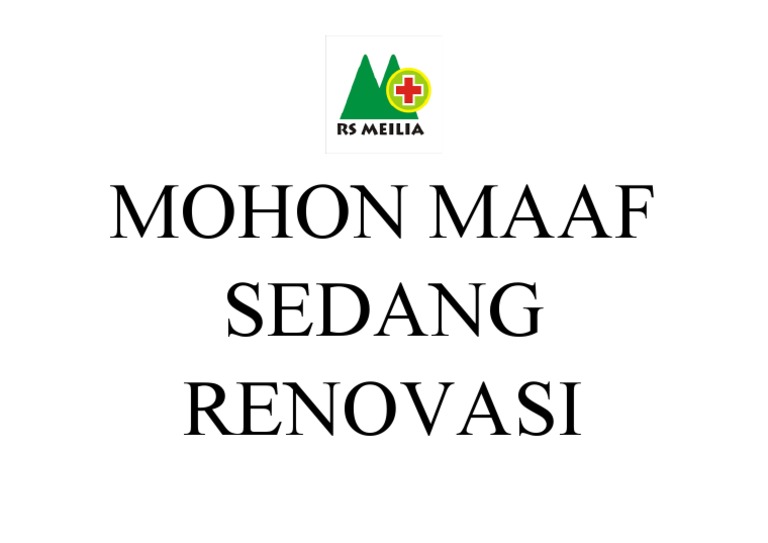 Mohon Maaf Sedang Renovasi | PDF