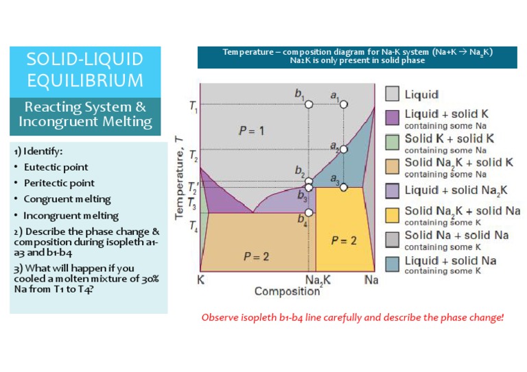 Exercise Liquid Solid Phase Diagram | PDF
