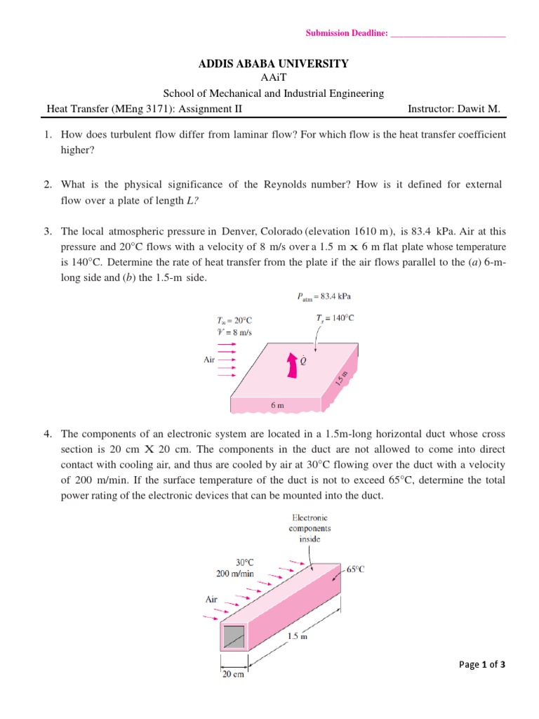 Assignment 2 | PDF | Heat Transfer | Heat Exchanger