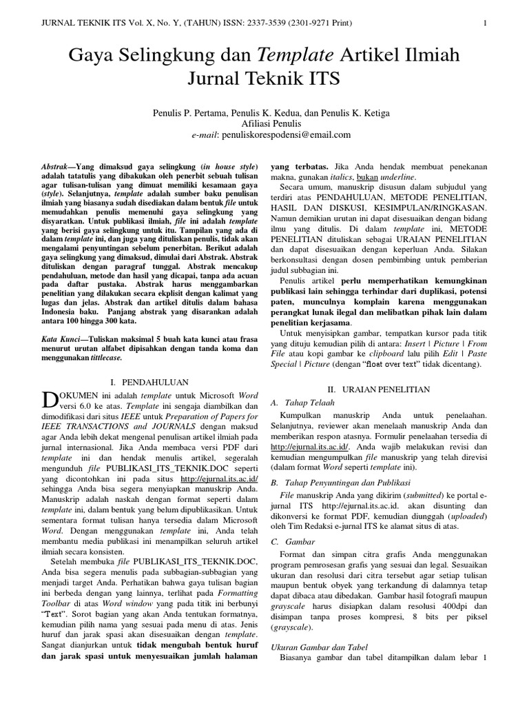 Format Publikasi POMITS | PDF | Komputer