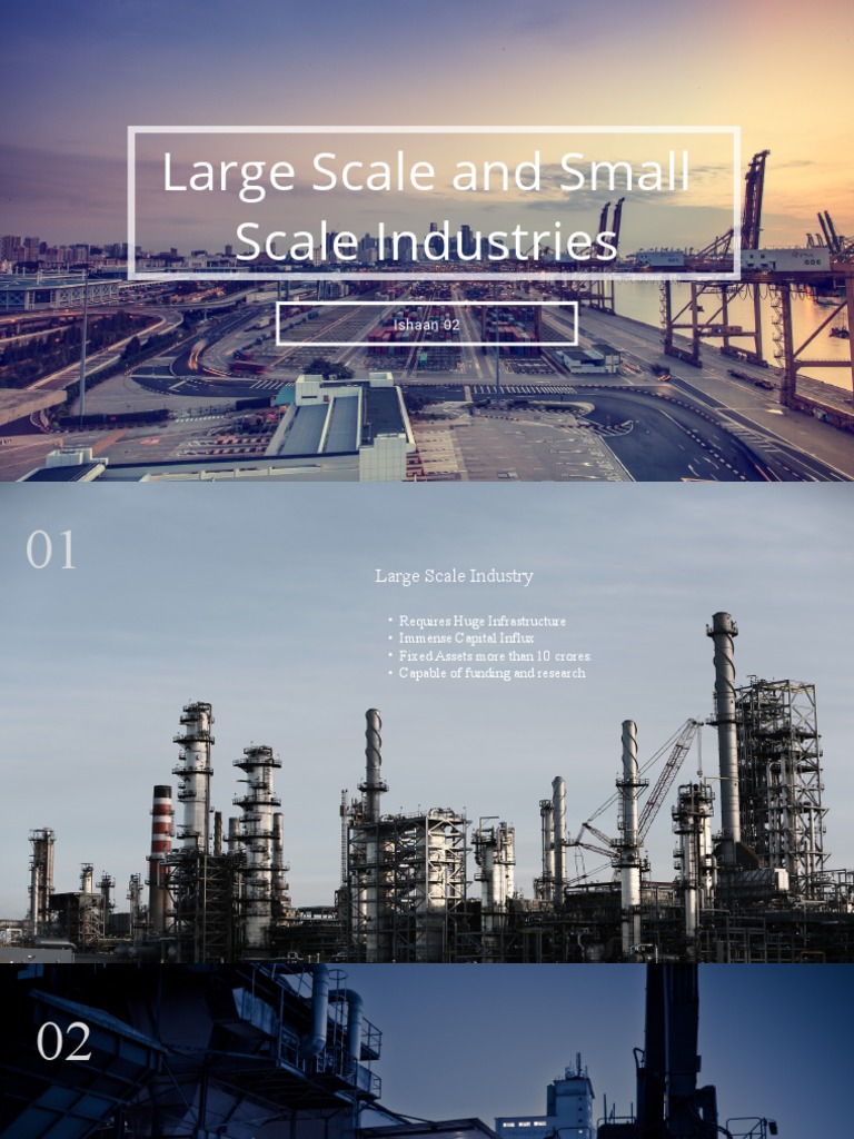 Large Scale and Small Scale Industries. | PDF | Business | Finance ...
