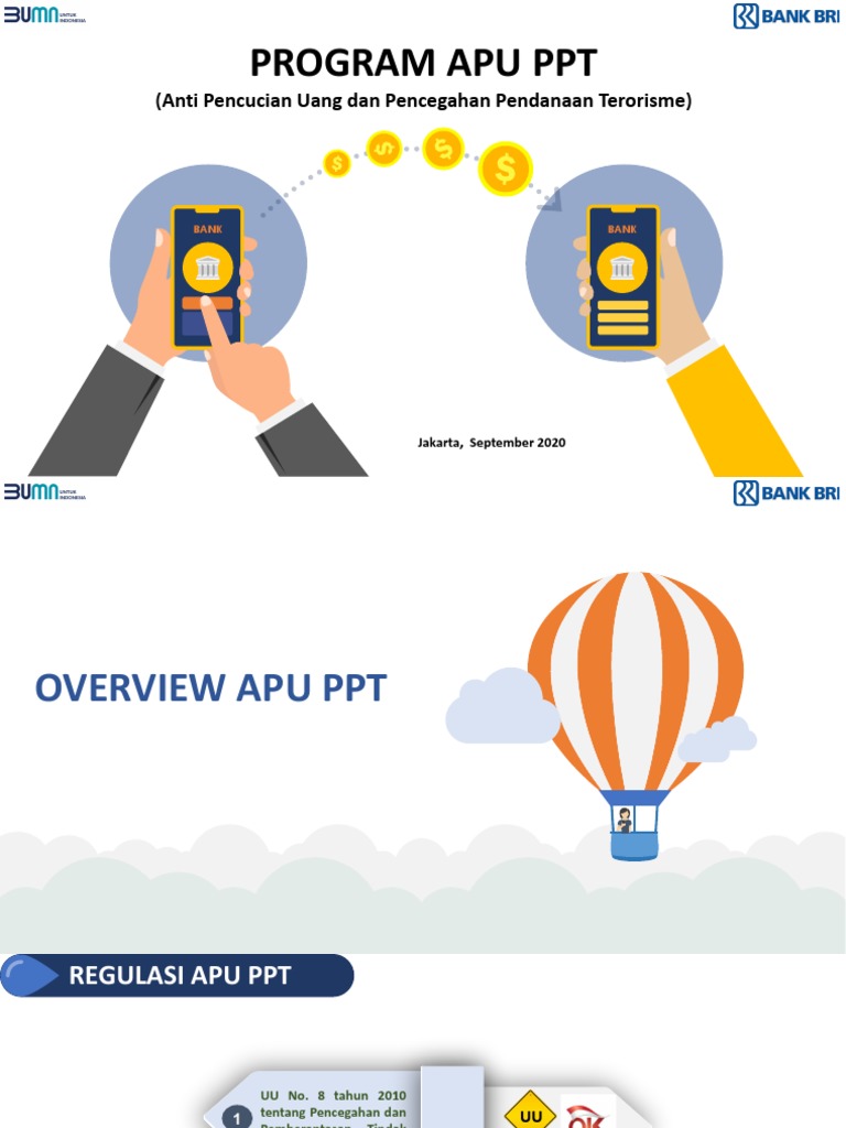 Program APU PPT di Sektor Perbankan | PDF | Pengelolaan Keuangan & Uang