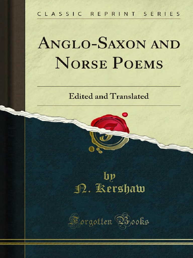 Anglo-Saxon and Norse Poems 1000407259 | PDF | Manuscript | Poetry