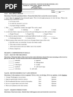 Grade 3 English Assessment Term 3 | PDF | Language Arts & Discipline
