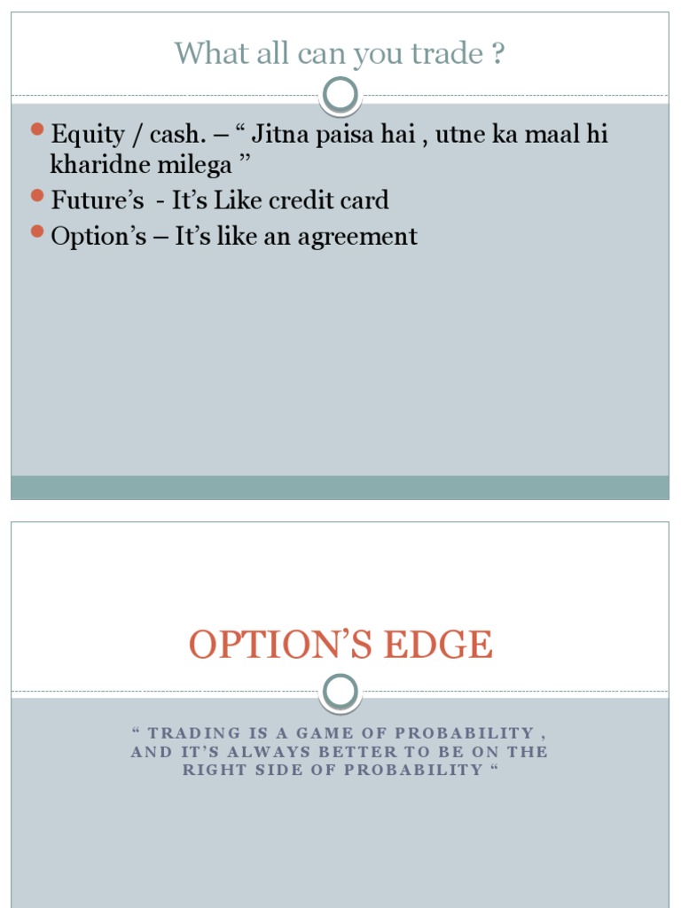 Understanding Option's | PDF | Greeks (Finance) | Option (Finance)