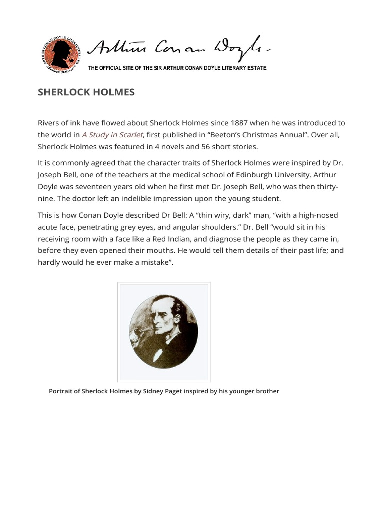 Sherlock Holmes: A Study in Scarlet | PDF | Sherlock Holmes | Mystery ...