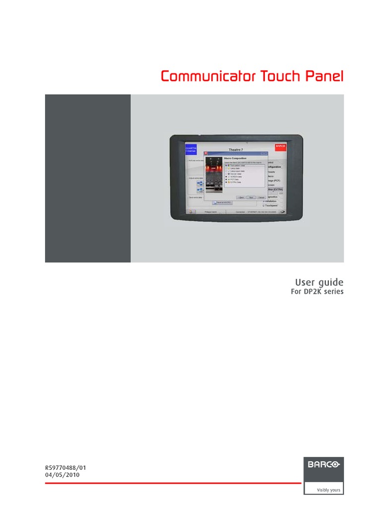 Communicator Userguide DP2K | PDF | Computer File | Touchscreen