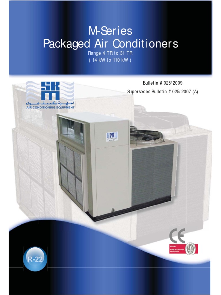 M-Series Packaged Air Conditioners: Range 4 TR To 31 TR (14 KW To 110 ...