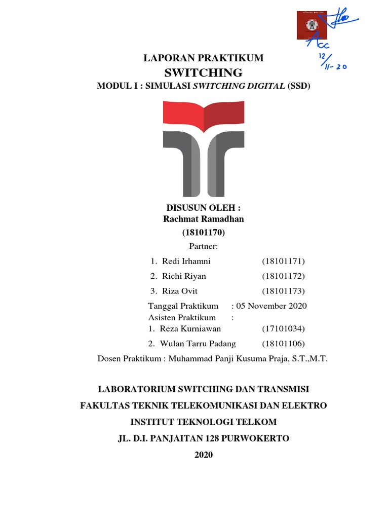 MODUL 1 - 18101170 - Rachmat Ramadhan | PDF | Sains & Matematika | Komputer