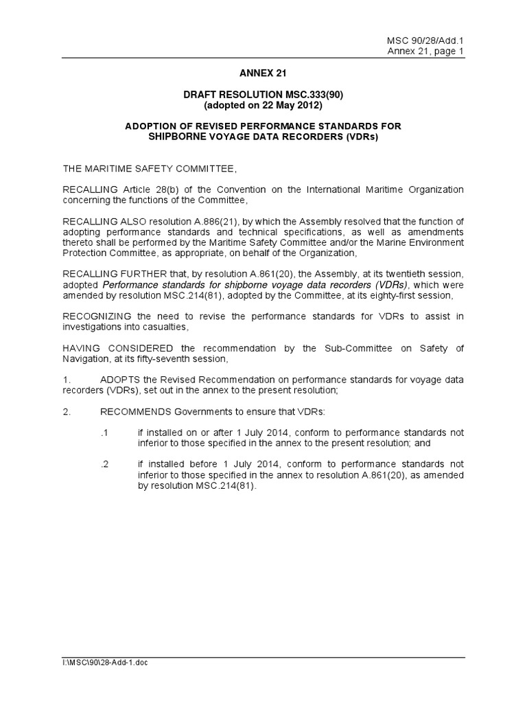 Imo - Resolution - msc333 - 90 VDR | PDF | Laptop | Computer Engineering