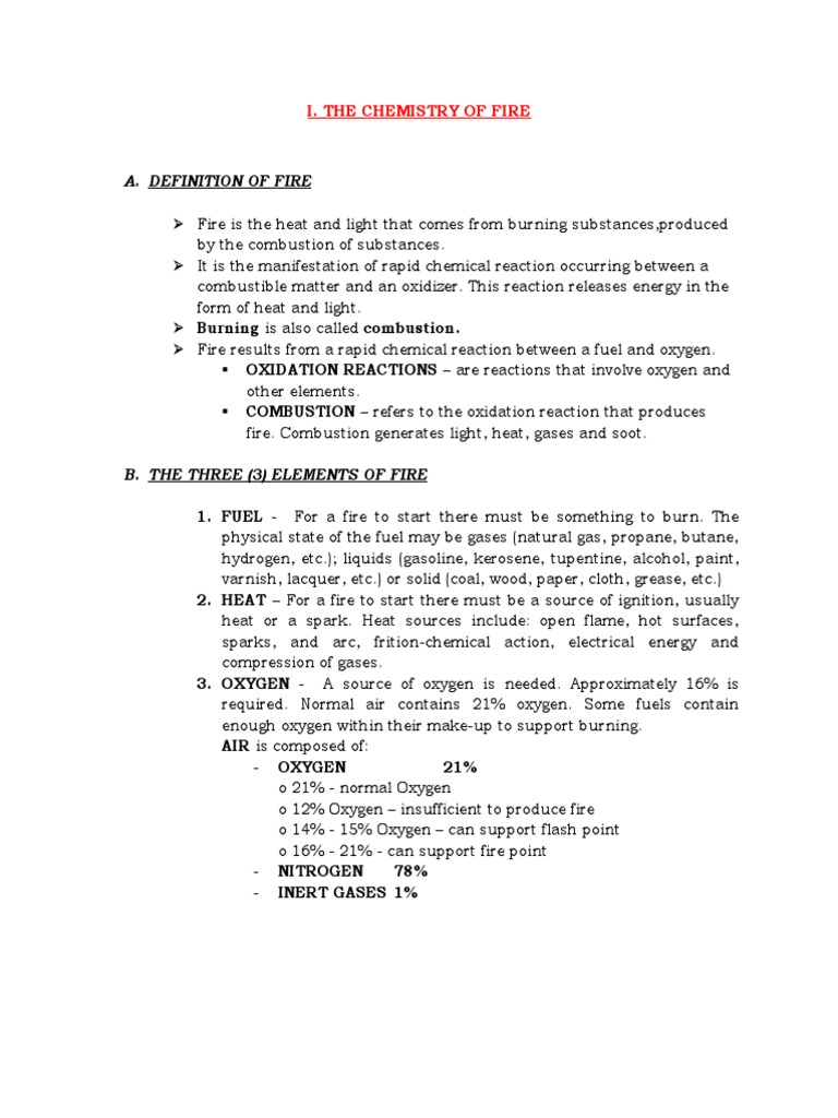 Understanding Fire Chemistry Basics | PDF | Combustion | Fires