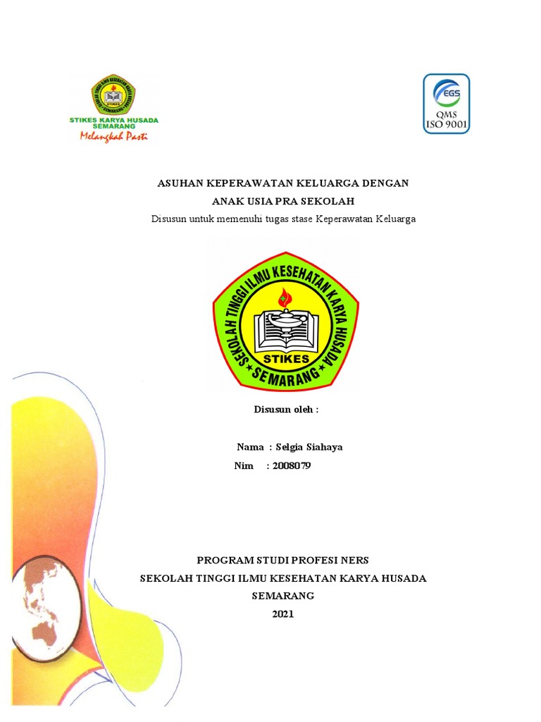 Askep Keluarga Prasekolah | PDF | Pengembangan Diri | Kesehatan Holistik