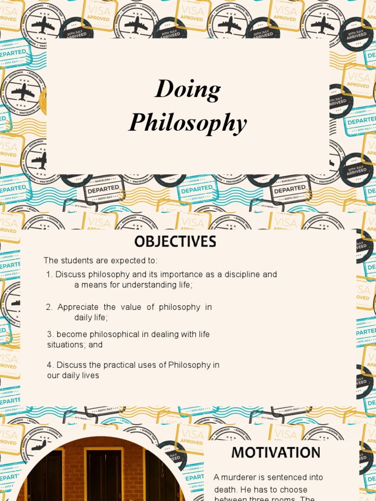 Topic 1 - Doing Philosophy | PDF | Reason | Idea