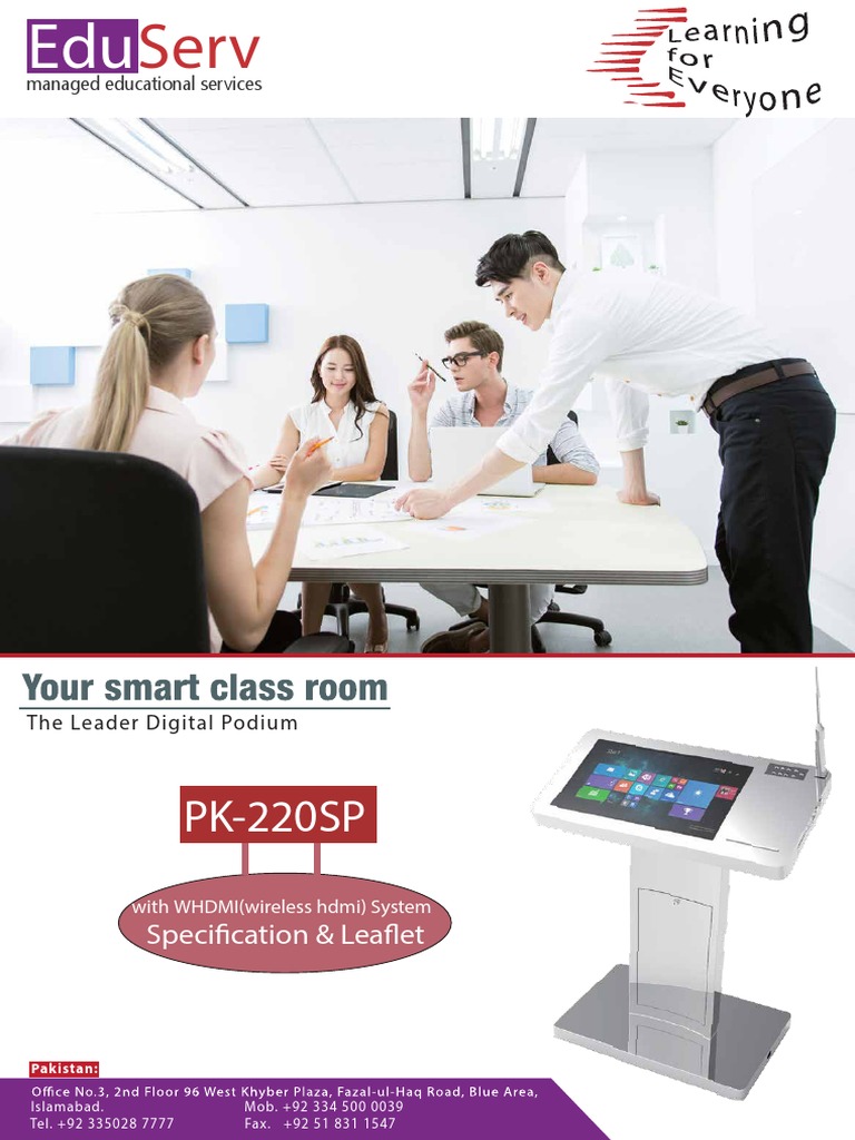 EduServ pk-220sp Comp | PDF | Hdmi | Touchscreen