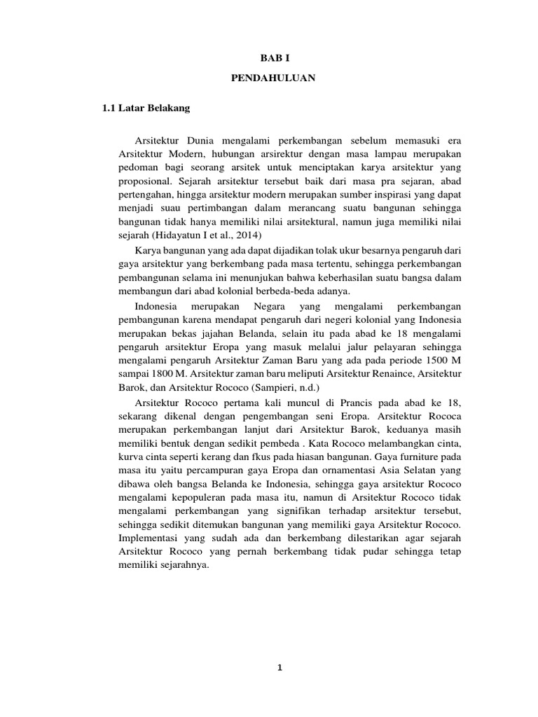 Arsitektur Rococo | PDF