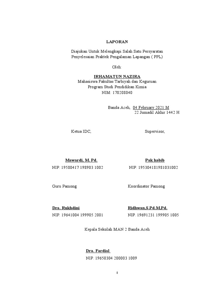 Cover, KP, Di | PDF | Karier & Perkembangan | Bisnis