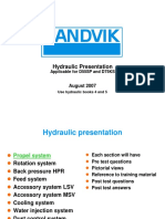 Sandvik Basic Hydraulic Systems Overview | PDF | Pump | Valve