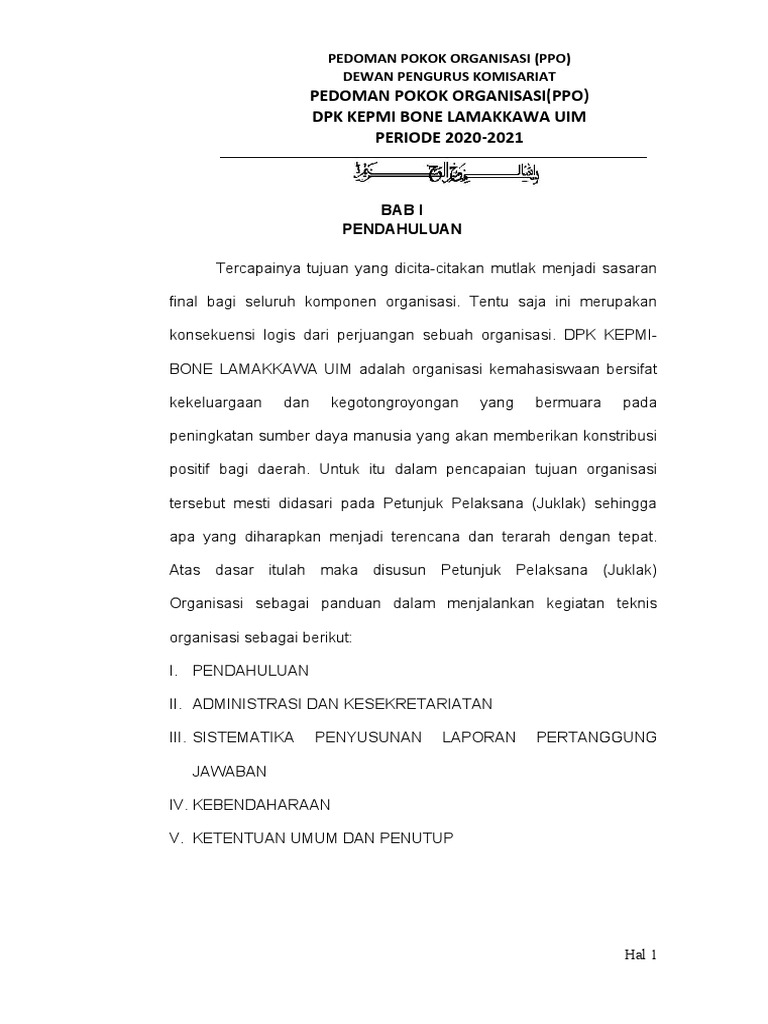 Ppo Revisi LMKW | PDF