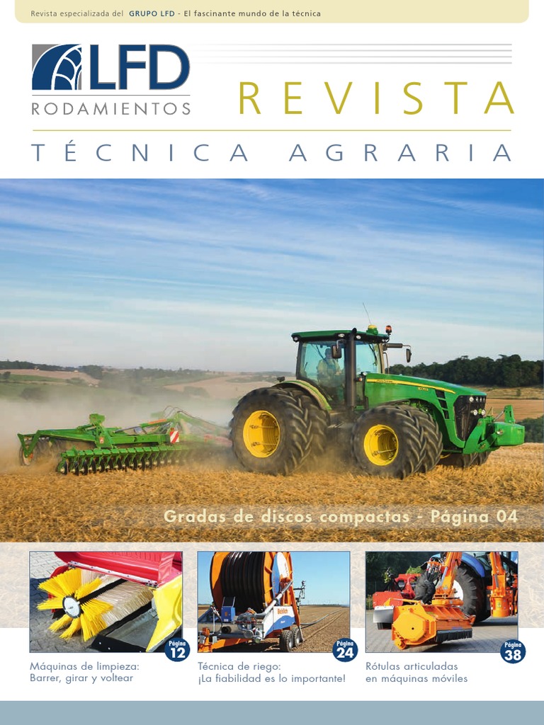 Rodamientos Agrícolas LFD | PDF | Riego | Lubricante