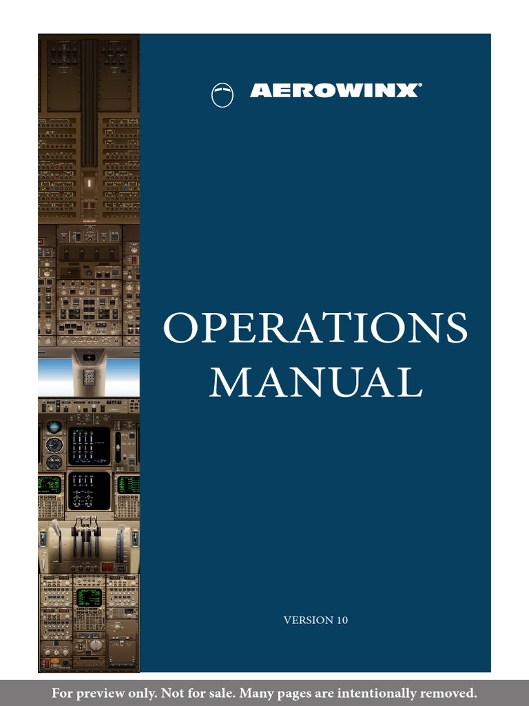 Aerowinx Operations Manual - Preview | PDF | Computer File | Operating System