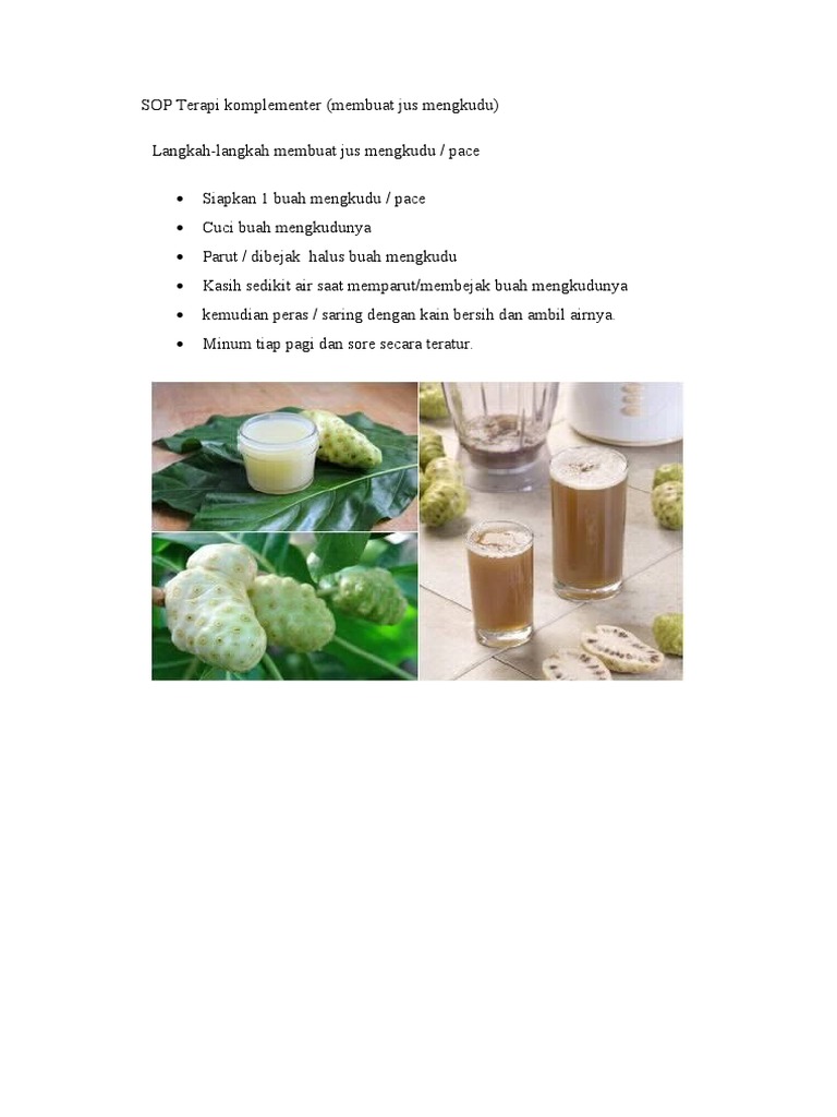 SOP Terapi Komplementer | PDF