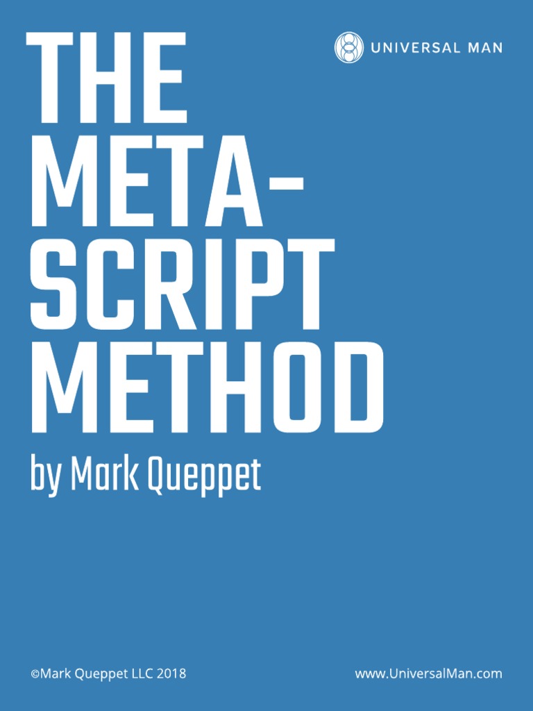 The Metascript Method | PDF | Thought | Reason