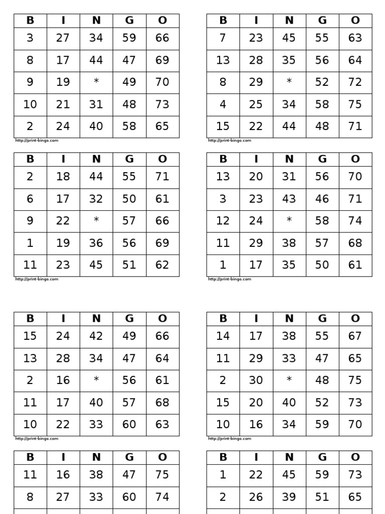 Print Bingo Com 3 | PDF