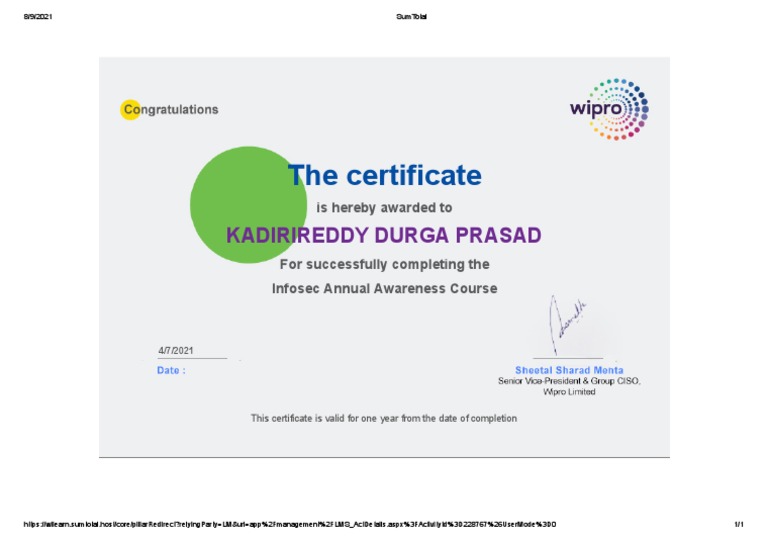 Activity Details - SumTotal | PDF