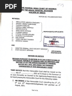 Precedent Notice of Preliminary Objection Sample 1 | PDF | Law