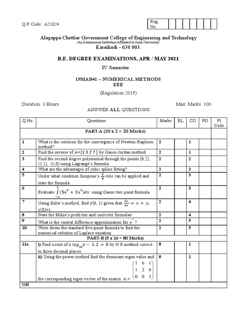 Alagappa Chettiar Government College of Engineering and Technology ...