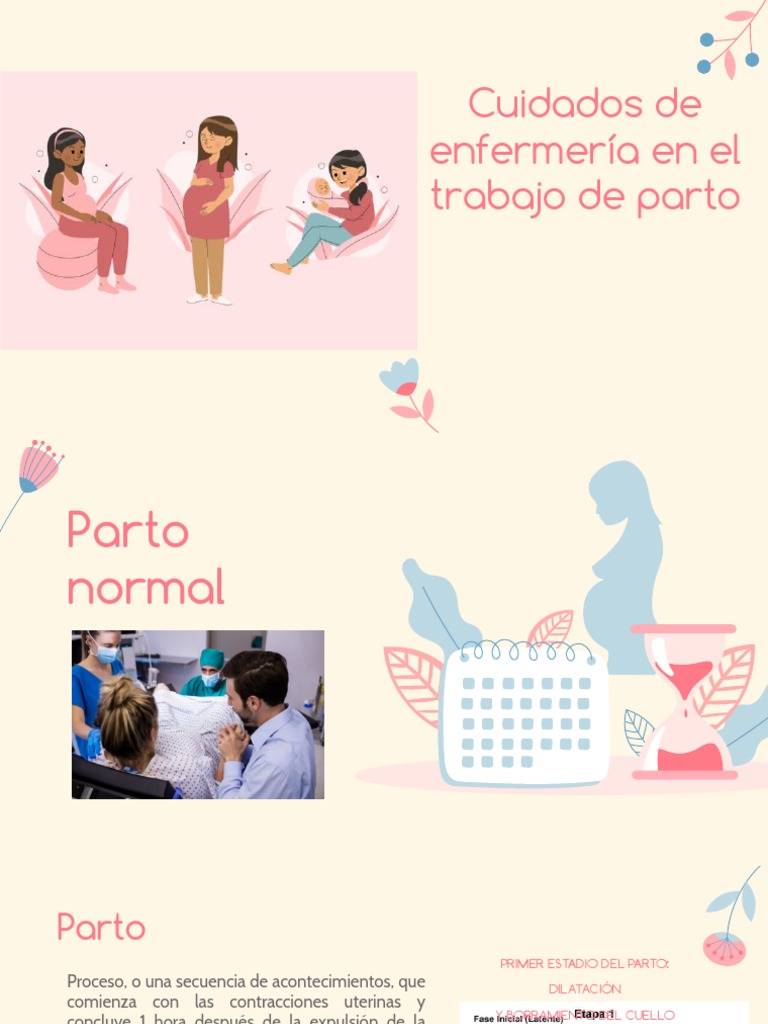 Cuidados de Enfermería en El Trabajo Del Parto | PDF | Parto | El embarazo
