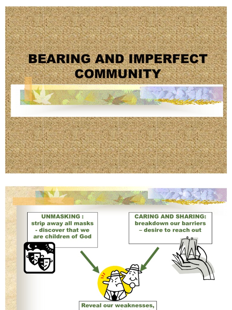 Bearing and Imperfect Community | PDF | Epistle To The Romans | Sin