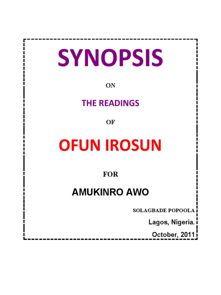 246 Ofun Irosun | PDF