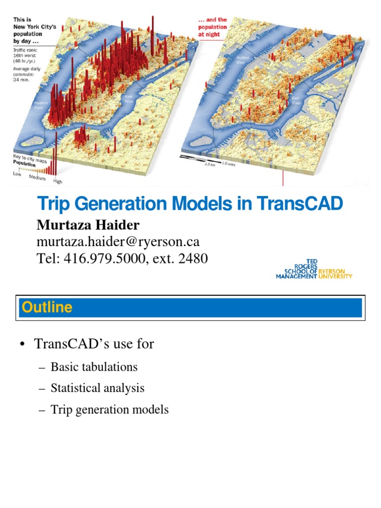 Trip Generation | PDF | Regression Analysis | Correlation And Dependence