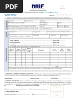 Sha Hcps Claim Form-2025 | PDF