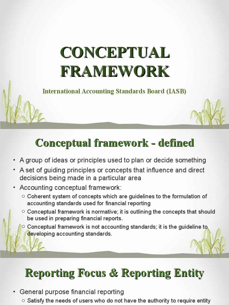 Conceptual Framework - Iasb | PDF | Financial Statement | Equity (Finance)
