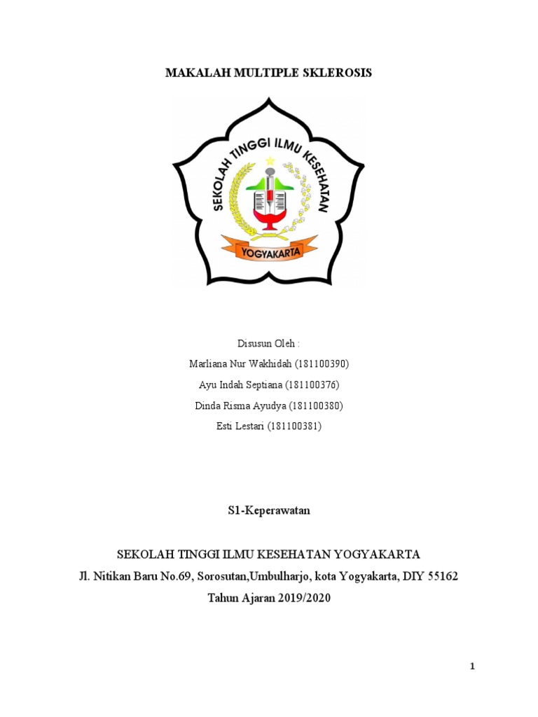 Makalah Multiple Sklerosis | PDF