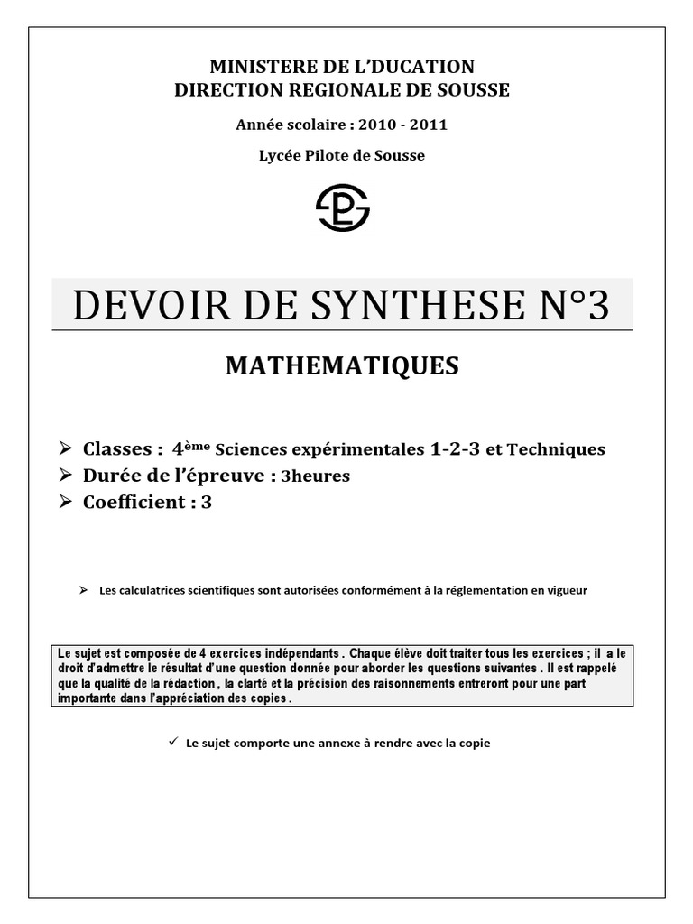 Bblanc 4Sc - LPS | PDF | Plan (Géométrie) | Intégral